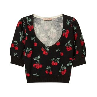 Twinset Femme, Pulls, Noir, Taille: 42 FR Pull Twin-set