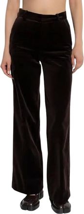 Zadig&Voltaire Femme, Pantalons, Brun, Taille: 40 FR Panol Velvet Pantalons