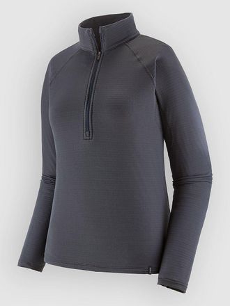 Patagonia Cap Tw Zip Neck Haut technique bleu