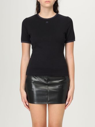 Courr&egrave;ges T-Shirt COURR&Egrave;GES Femme couleur Noir 3