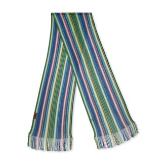 Missoni Gestreifter Viskose Schal Multicolor Logo - - Accessories - Damen - Mehrfarbig - ONE SIZE