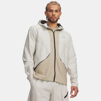 Under Armour Unstoppable+ Webstoff Jacke f&uuml;r Herren Summit Wei&szlig; / City Khaki / Silber Reflektierend XXL