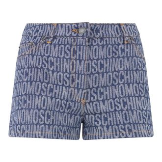Moschino Damen, Shorts, Blau, MGr&ouml;&szlig;e