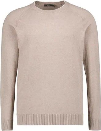 Boggi Milano Herren Pullover beige unifarben
