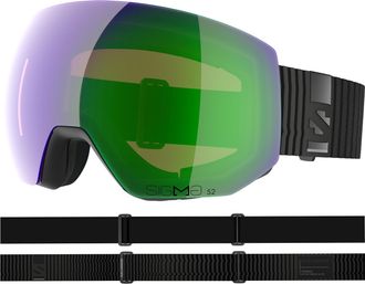 Salomon RADIUM PRO SIGMA Goggles, Unisex Anti-Fog Ski Goggles For Snowboarding and Mountain Adventures