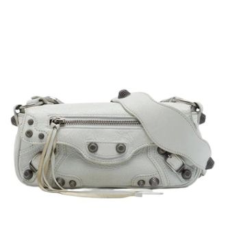 Balenciaga Sac bandouli&egrave;re Le Cagole Pre-owned - Femme - Pre-owned - Blanc - Taille: ONE Size