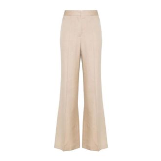 Stella McCartney Femme, Pantalons, Beige, Taille: 38 FR Iconic Pants