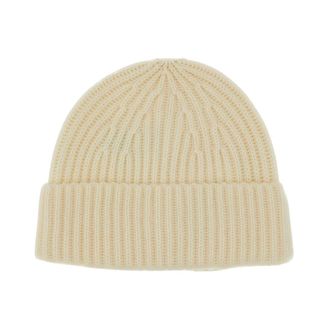 Lisa Yang Femme, Accessoires, Blanc, Taille: ONE Size Bonnet c&ocirc;tel&eacute; Martigny