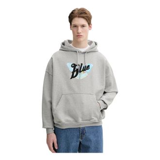 Bluemarble Relaxed Cotton Hoodie - - Sweatshirts & Hoodies - Herren - Grau - S