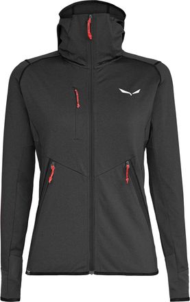 Salewa Damen Agner Hybrid Hoodie Jacke, black out melange, L