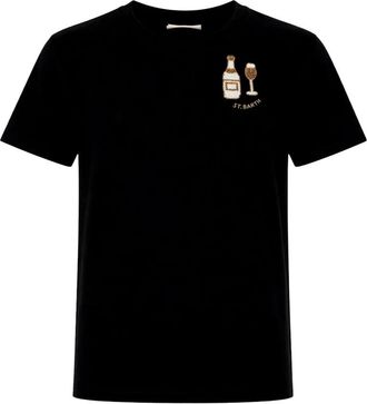 MC2 Saint Barth Femme, Tops, Noir, Taille: 40 FR Emilie T-shirt