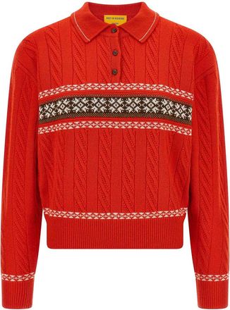 Guest In Residence Poloshirt - Rot
