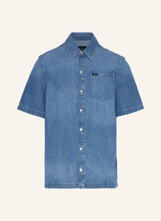 7 For All Mankind S/S Regular Shirt blau