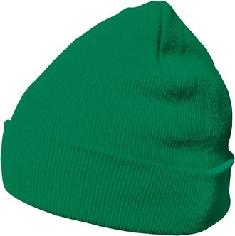 DonDon Mütze Herren Mütze Damen Wintermütze Beanie klassisches Design grün