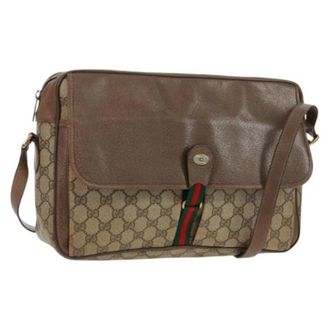 Gucci Sac bandouli&egrave;re en plastique Pre-owned - Femme - Pre-owned - Beige - Taille: ONE Size
