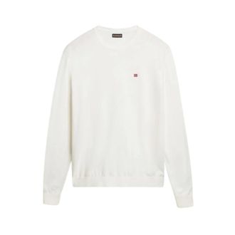 Napapijri Homme, Sweatshirts et sweats &agrave; capuche, Blanc, Taille: XL Decatur 5 SweaT-shirt