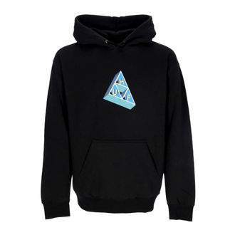 HUF Schwarzer Triple Triangle Hoodie - - Sweatshirts & Hoodies - Herren - Schwarzk - XL