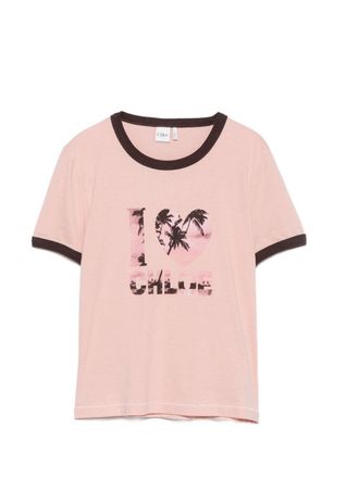 Chlo&eacute; Chlo&eacute; T-shirt en coton imprim&eacute;