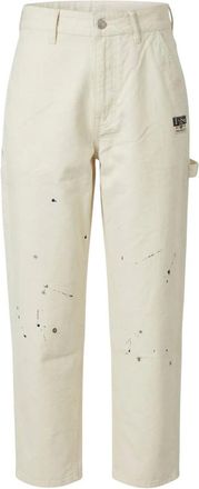 Evisu Homme, Pantalons, Beige, Taille: W30 Seagull Printed Spray Dye Chino Pants