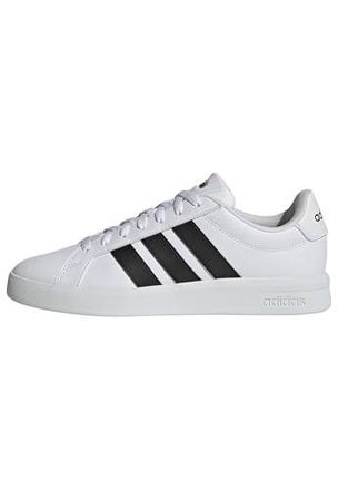adidas Homme Grand Court Base 3.0 Shoes, FTWR White/Core Black/FTWR White, 46 2/3 EU