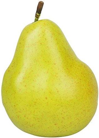 Esschert Design Birne aus Kunststoff, 8,6 x 7,9 x 11,7 cm, Dekoration, Deko-Obst, naturgetreues Dekolebensmittel
