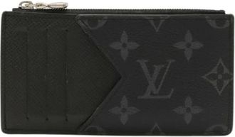 Louis Vuitton unisex, Pre-owned, Noir, Taille: ONE Size Portefeuille en toile Pre-owned