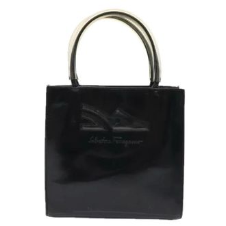 Ferragamo Pre-owned Canvas Handtaschen - - Pre-owned - Damen - Schwarzk - ONE SIZE