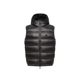 Moncler Moncler Panestrel Down Gilet, Men, Black, Size: 0