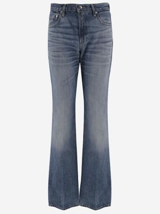 Haikure Womens Jeans Cotton Denim Blue