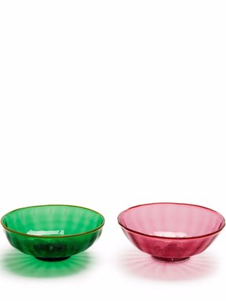 La DoubleJ lot de 2 bols &agrave; noix - Vert
