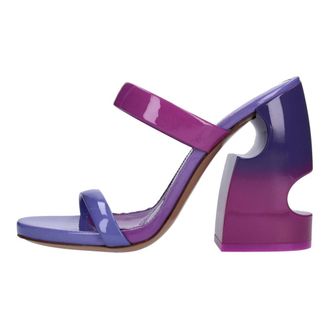 Off-white Femme, Chaussures, Violet, Taille: 37 EU Heeled Mules