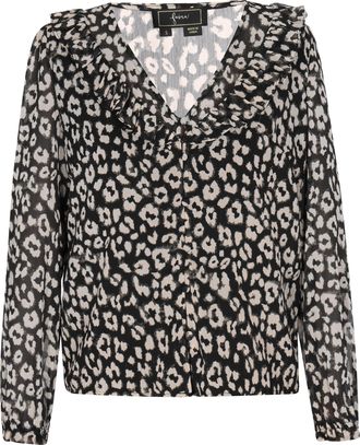 Faina Bluse Frauen cremewei&szlig; schwarz