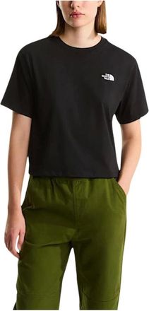The North Face Femme, Tops, Noir, Taille: 44 FR T-Shirt &agrave; Manches Courtes et Col Rond