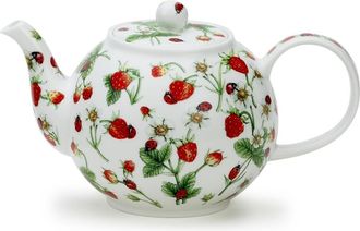 Dunoon TP-DOVS-LG Gro&szlig;e Teekanne Dovedale Strawberry (Erdbeeren), 1,2 Liter