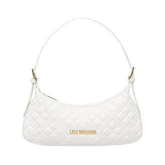 Love Moschino Femme, Sacs, Blanc, Taille: ONE Size Sac bandouli&egrave;re matelass&eacute;