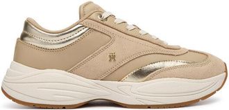 Tommy Hilfiger Sneakers Th Modern Sporty Runner Leather FW0FW09590 Beige