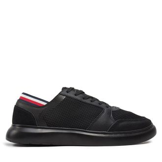 Tommy Hilfiger Sneakers Tommy Hilfiger Lightweight Cup Seasonal Mix FM0FM04961 Schwarz