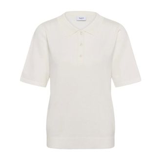 Saint Tropez MilaSZ Polo SS Pullover - Femme - Pulls - Blanc - Taille: 46 FR