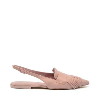 Pomme Dor Leder Slingback Ballerinas - - Shoes - Damen - Rosa - 37 EU