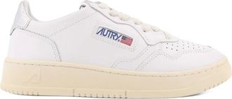 Autry Medalist rounded-toe lace-up sneakers - Wei&szlig;