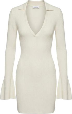 Dondup Abito - Femme - Robes - Blanc - Taille: 40 FR
