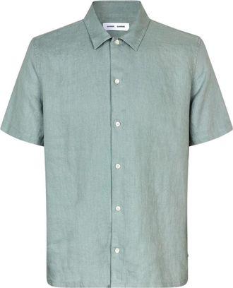 Sams&oslash;e & Sams&oslash;e Stilvolles JX Hemd f&uuml;r M&auml;nner - - Shirts - Herren - Gr&uuml;n - 2XL