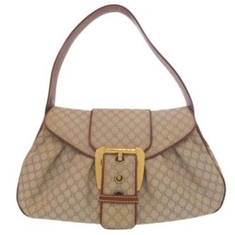 Celine Sac bandouli&egrave;re Pre-owned en toile (Vintage) - Femme - Pre-owned - Beige - Taille: ONE Size