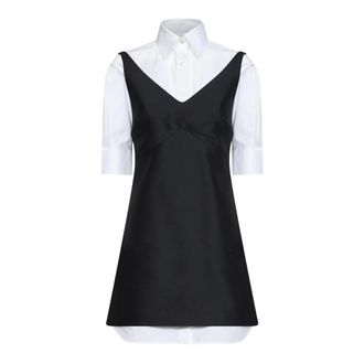 Balenciaga Hybrid Hemdkleid - - Dresses - Damen - Schwarzk - 2XS