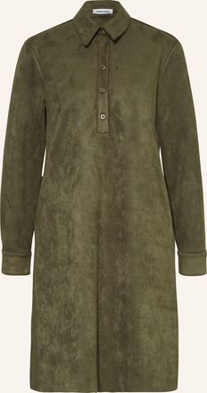 More & More More & More Hemdblusenkleid In Lederoptik gruen