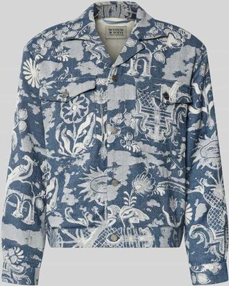 Scotch & Soda Jacke im Allover-Look mit Reverskragen