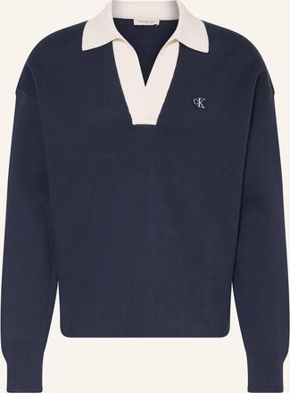 Calvin Klein Jeans Pullover blau