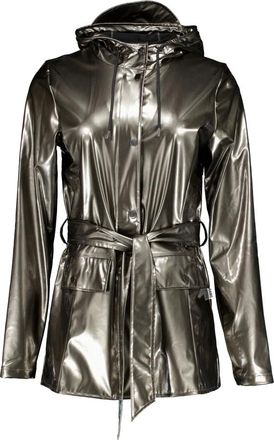 Rains Femme, Manteaux, Brun, Taille: 38 FR Curve Jacket