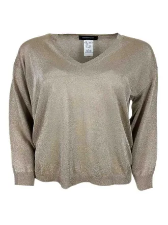 Fabiana Filippi Rundhalspullover - Beige