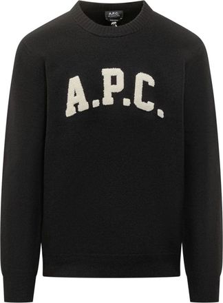 A.P.C. A.p.c., Homme, Pulls, Noir, Taille: XL Jay Sweater